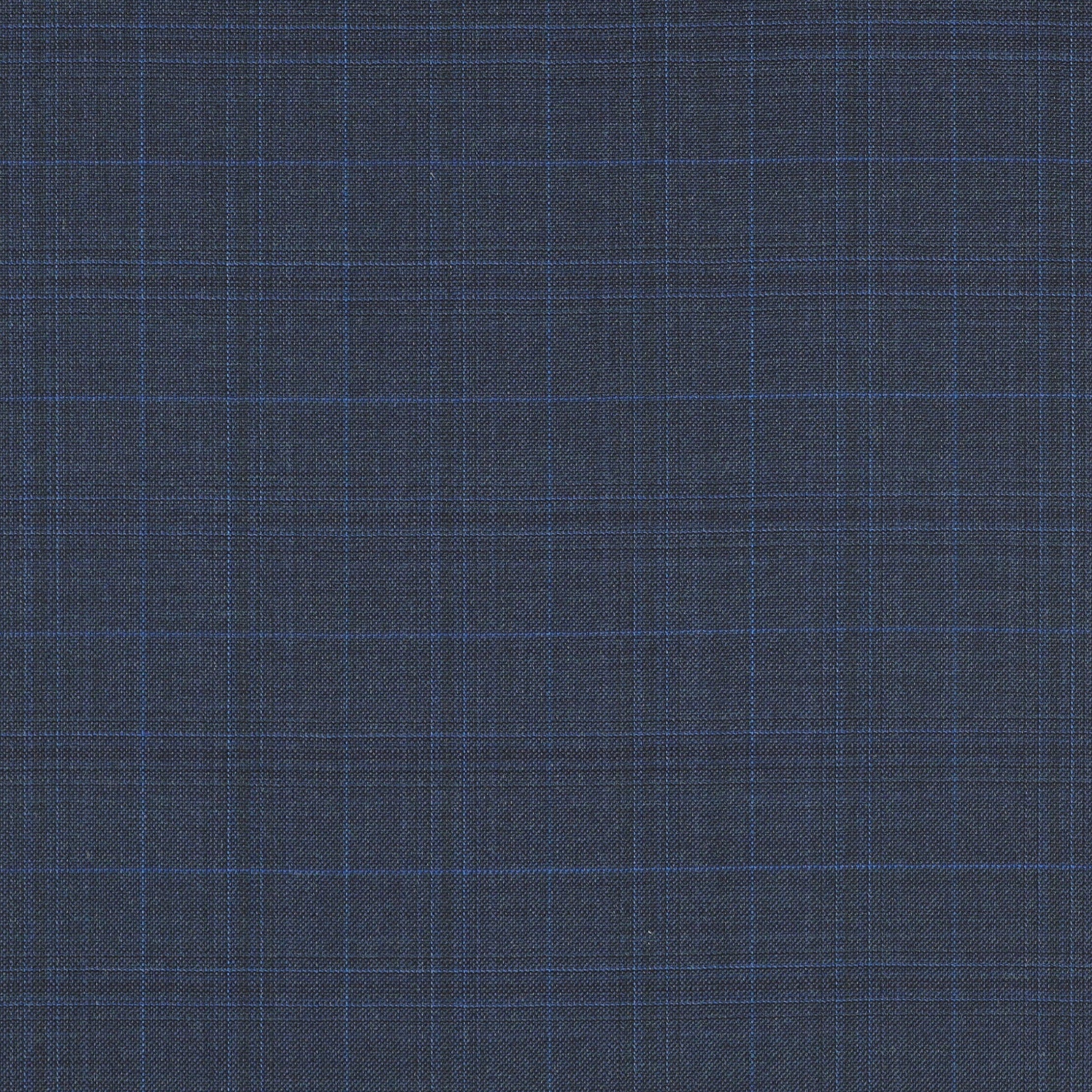 Blue/Light Blue Check - Super 150s – Savile Row Company - Custom Made