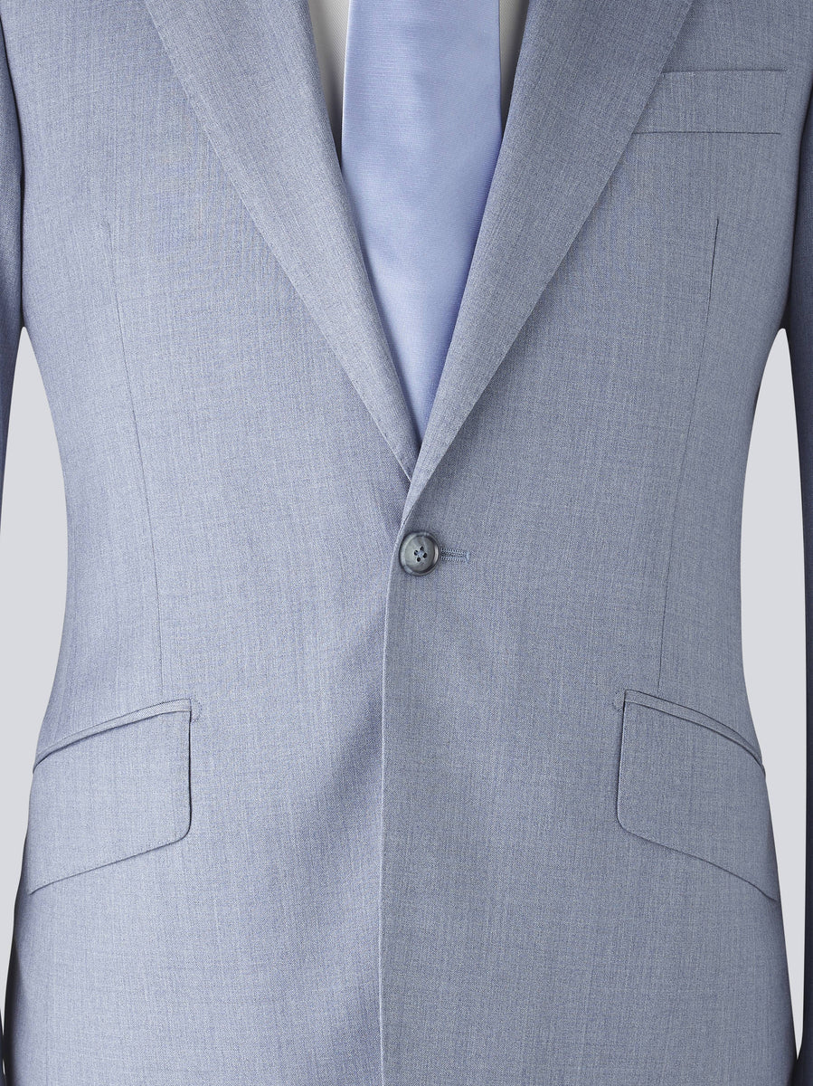 Men’s Powder Blue 3-Piece Tailored Suit – Savile Row Company - Custom Made